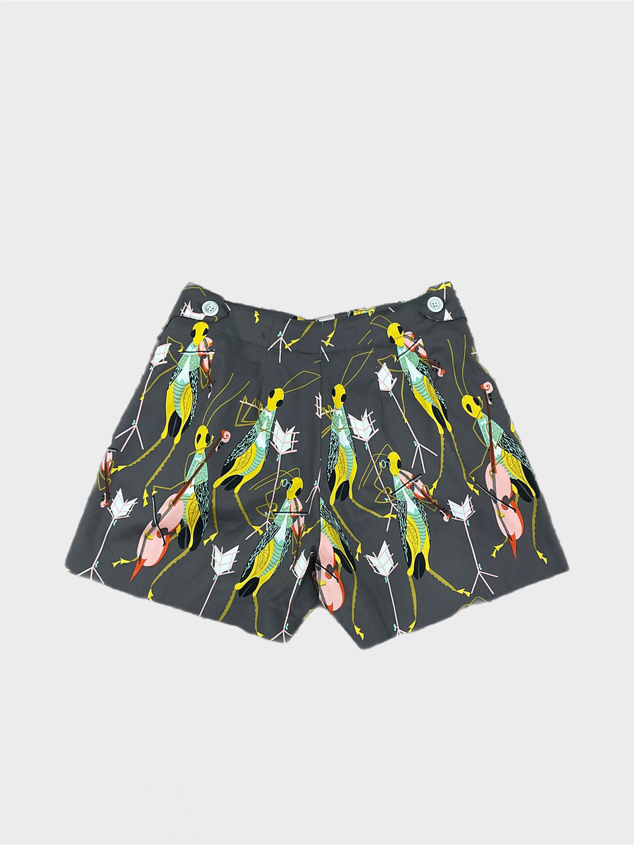 Button 1940s Vintage Style Shorts Boppin Hopper Vintage Dress